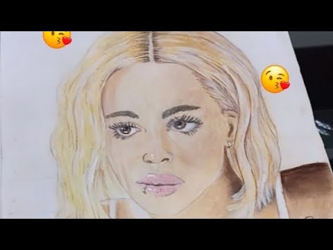 TINI dibujo a lapiz de colores y tiza pastel - YouTube