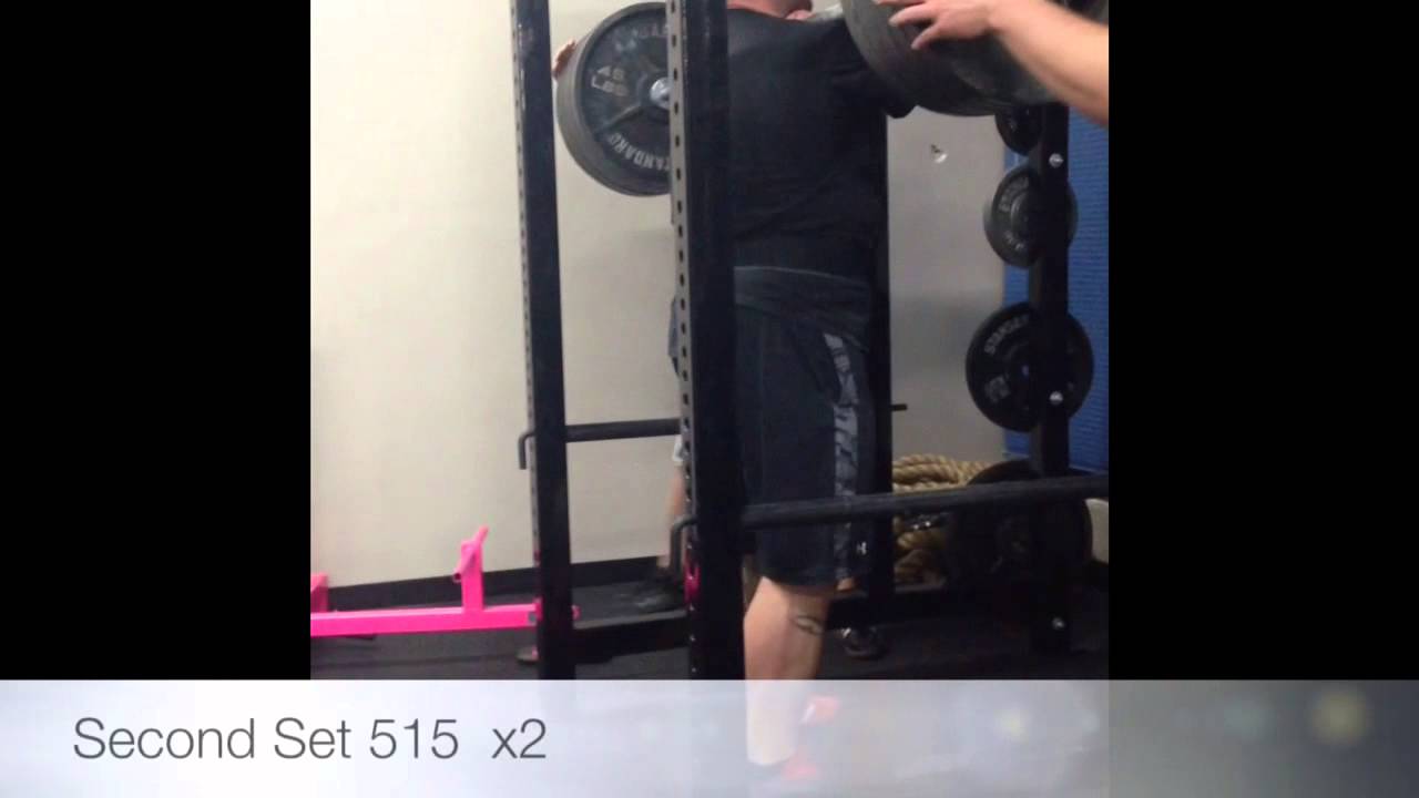 Rep Squat Day 655 lb - YouTube