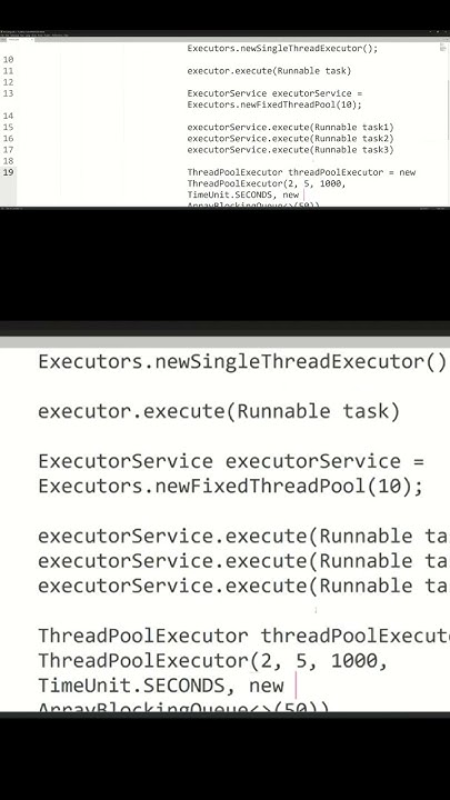 Threadpoolexecutor Constructor Parameters Codewithani Coding Java Threads Executor Youtube