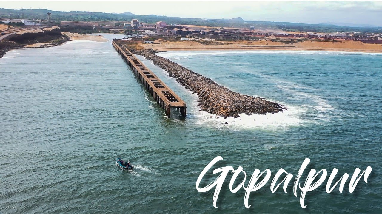 Gopalpur sea beach | Drone | Odisha famous place - YouTube