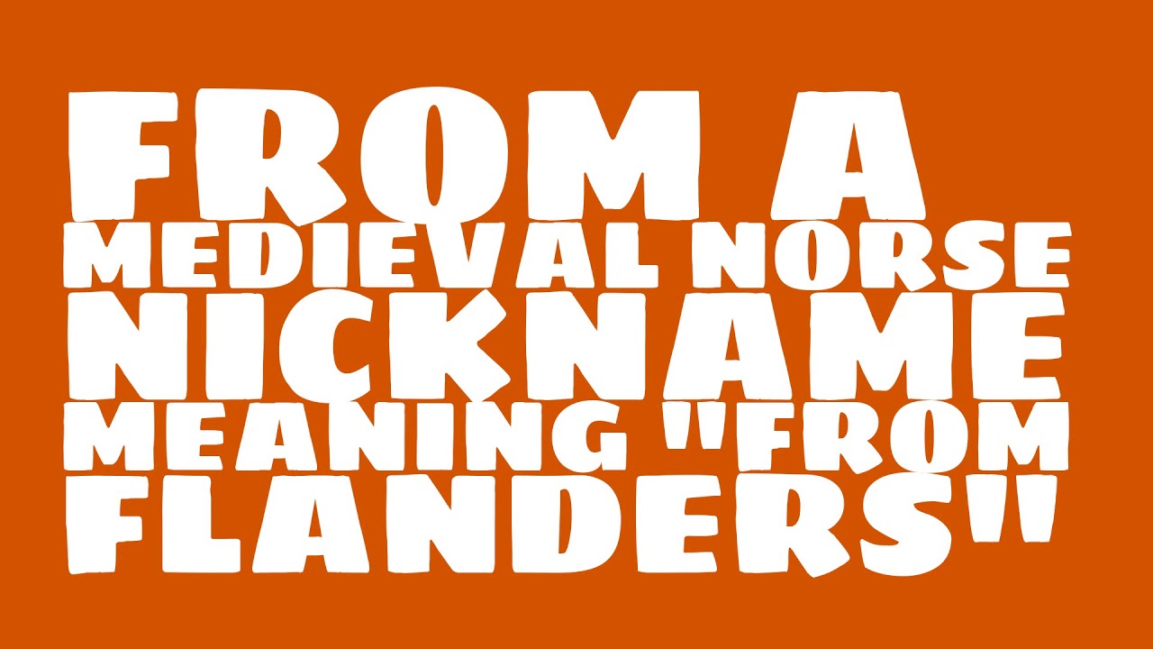 What does the name Flemming mean? - YouTube