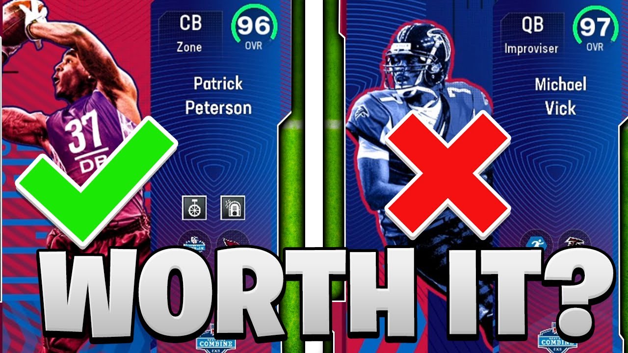 Which NFL Combine Cards are Worth Buying in Madden 25? LTD Vick, Pat ...