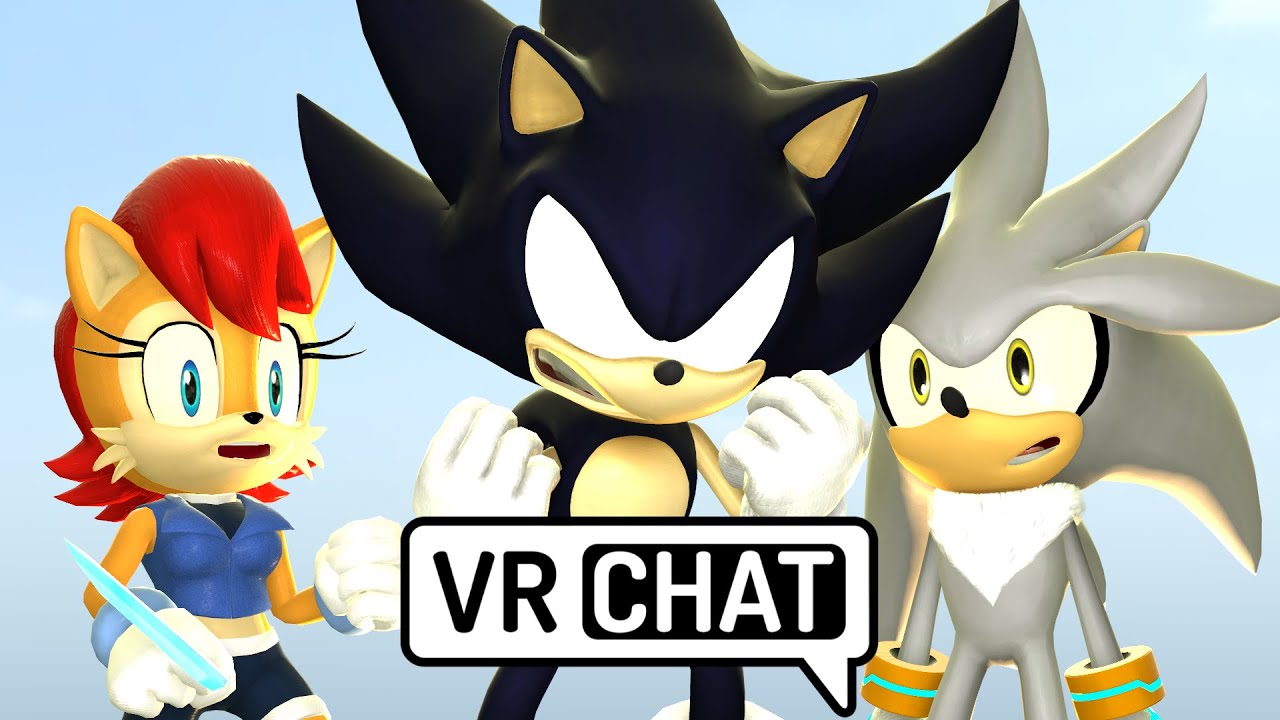 Silver & Sally Meet Dark Sonic (VR Chat) - YouTube