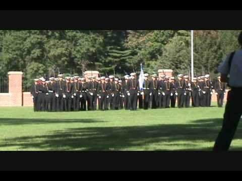 USCGA Parents Weekend 2008 Regimental Review - DELTA COMPANY - YouTube