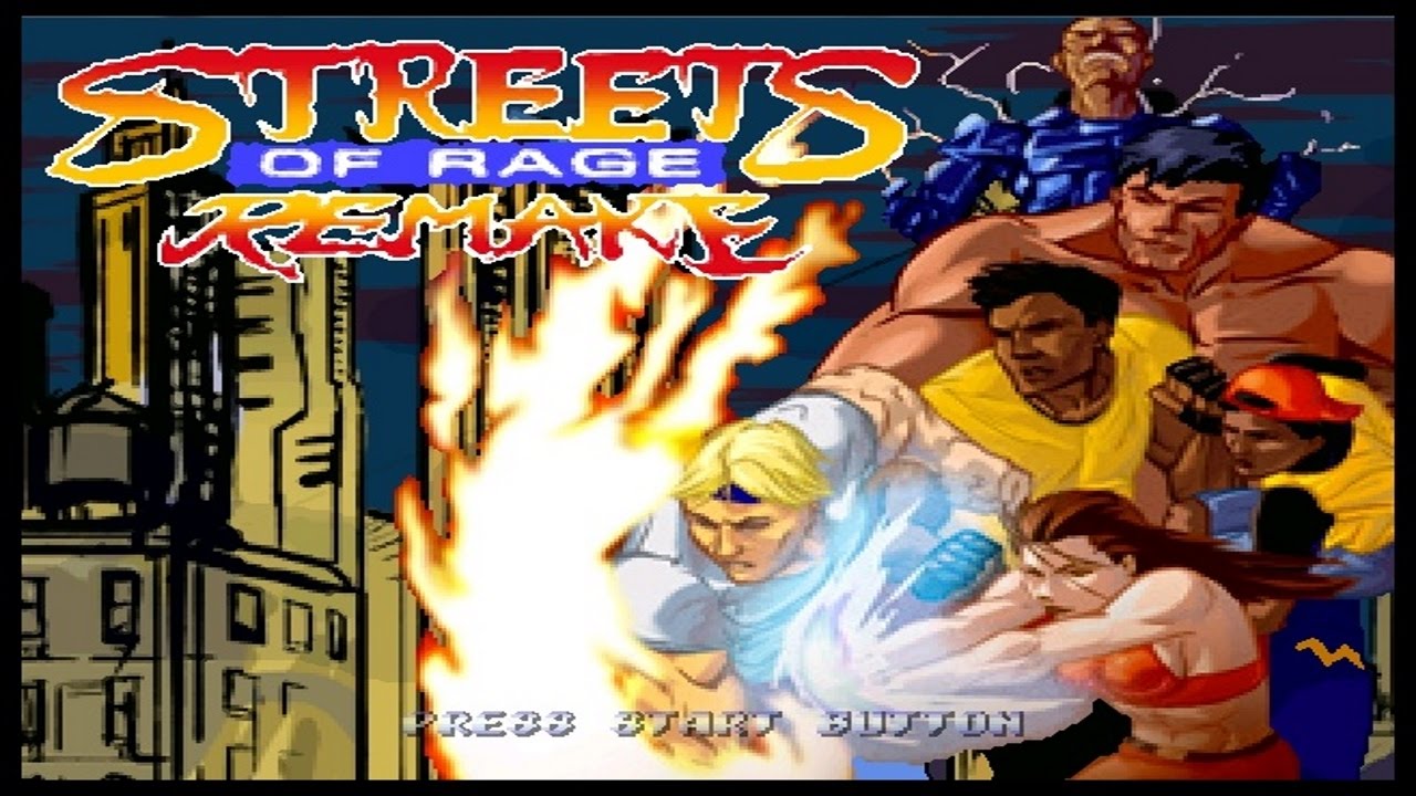 Streets of Rage Remake v5 video inceleme (retro arcade game) 1080p Full ...