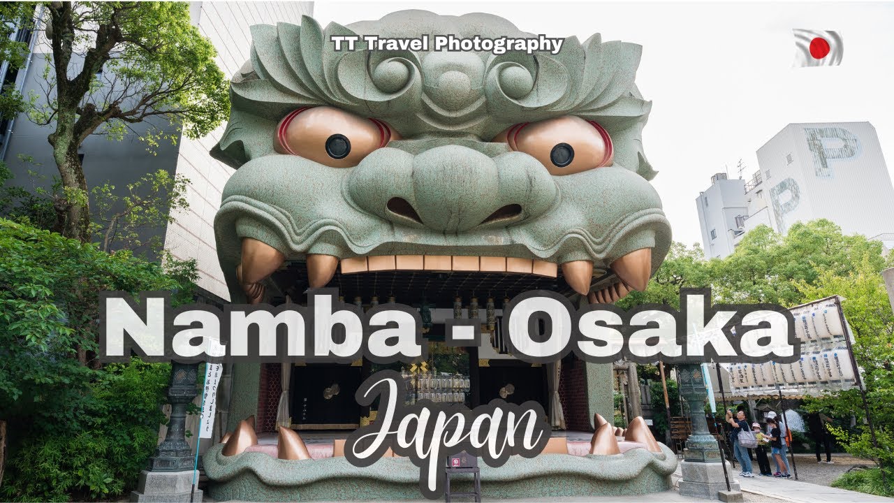Japan Osaka Namba City / From the bustling neighborhood to the peaceful ...