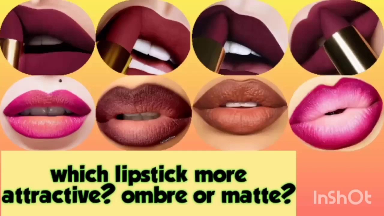 Matte lipstick shades 2020||ombre lipstick shades 2020 - YouTube