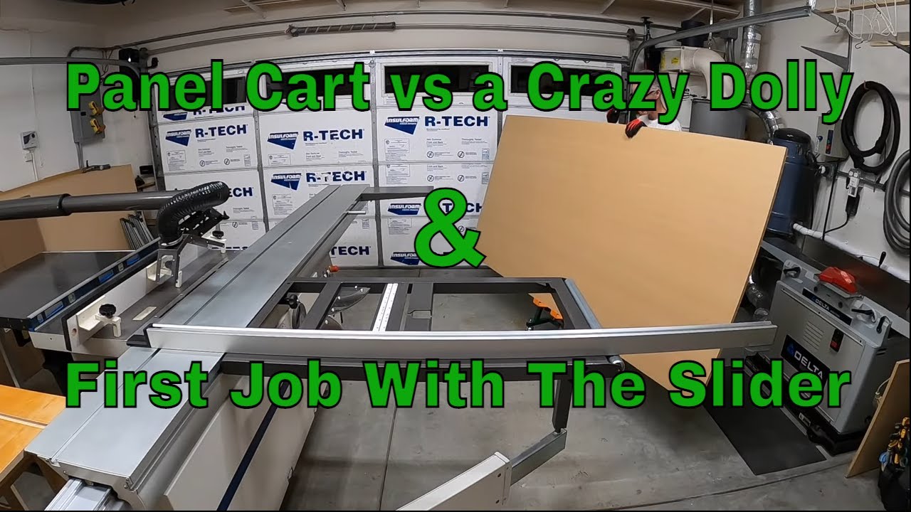 Woodriver Panel Cart vs a "Crazy" Dolly! Plus I Build Miter-Fold ...