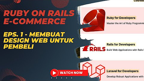 Ruby on Rails e-commerce project - YouTube