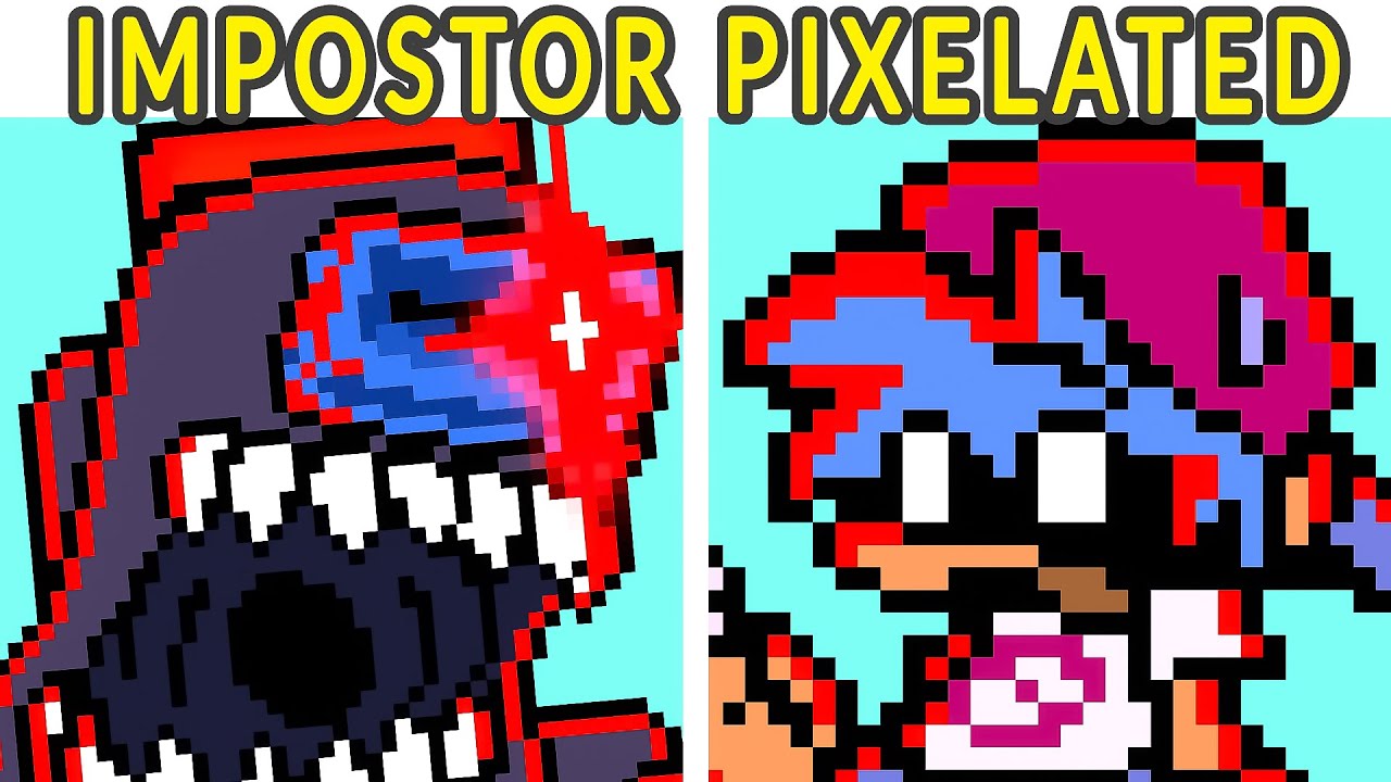 Friday Night Funkin' VS Impostor Pixelated Collection (FNF MOD/Gameplay ...