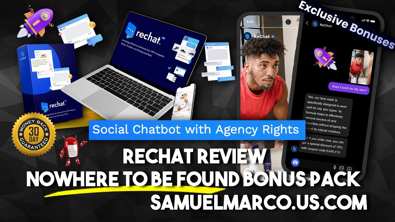 ReChat Review & Bonus Offer - Social ChatBot ReChat - YouTube