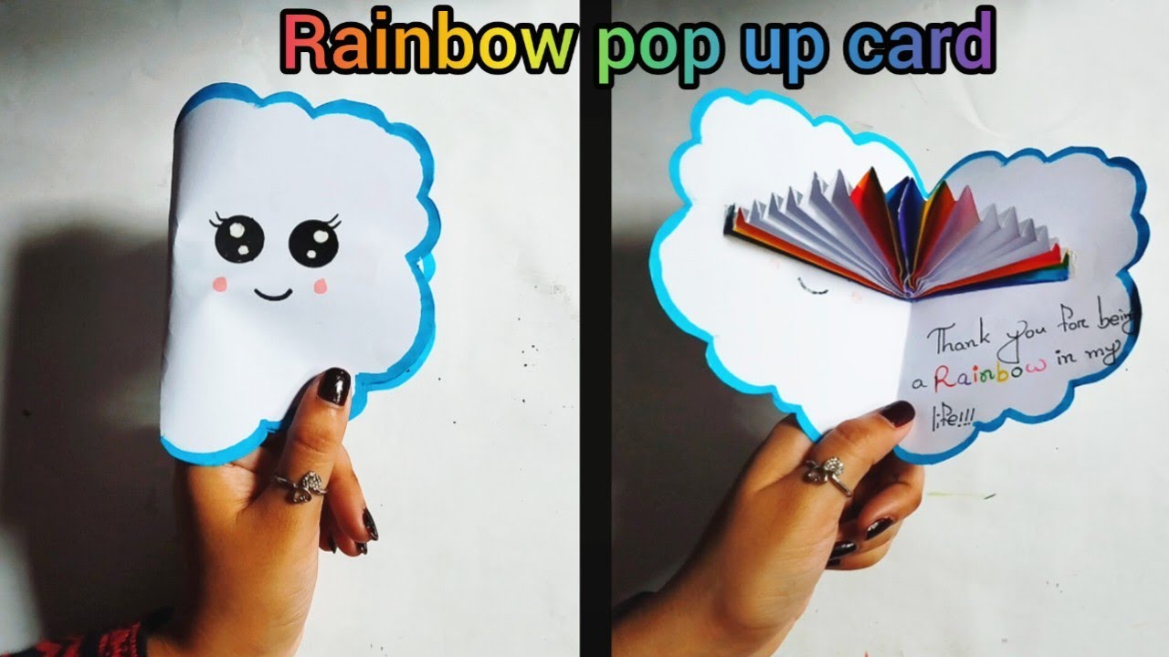 Easy & Beautiful Friendship Day Greeting Card using white paper | DIY ...