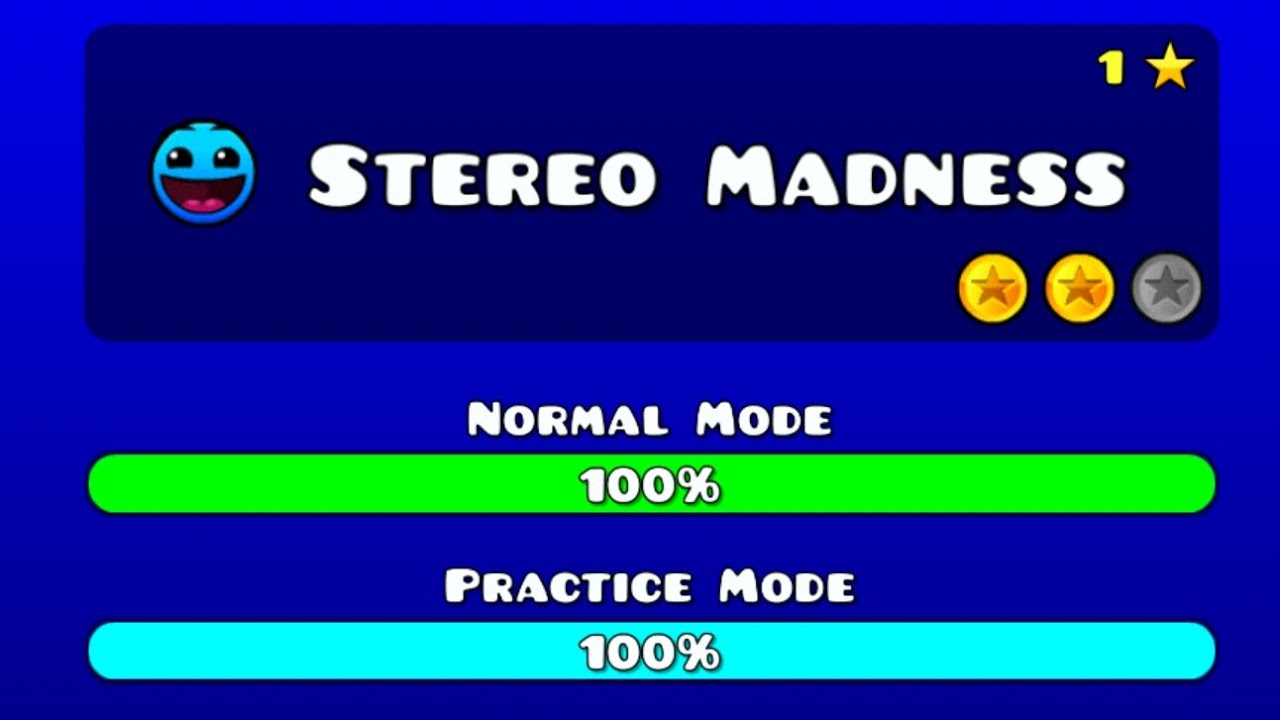 Geometry Dash Lite Stereo Madness||Part One|| @RobTopGames - YouTube