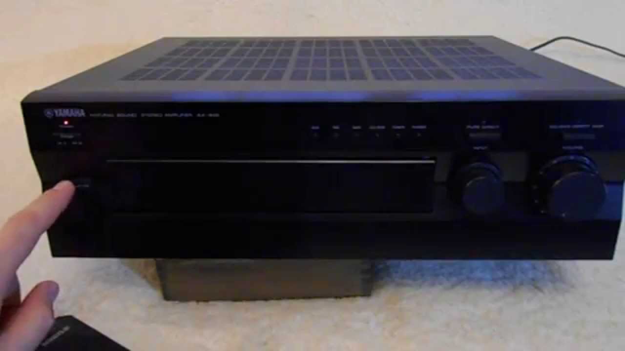 Yamaha ax-496 - YouTube