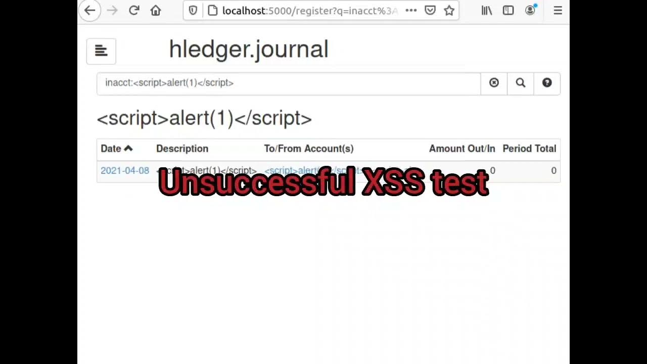 CVE-2021-46888 : Stored XSS on Hledger 1.23 - YouTube