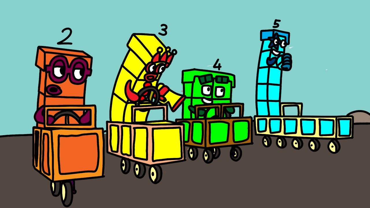 Numberblocks 2345 Ready to Race and Drift - Numberblocks Fanmade ...