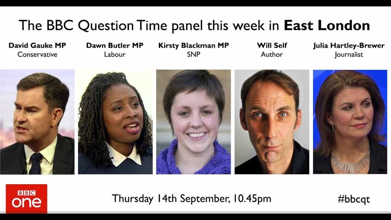 Question Time 14/9/17: public sector pay, Brexit regret, Grenfell Tower ...