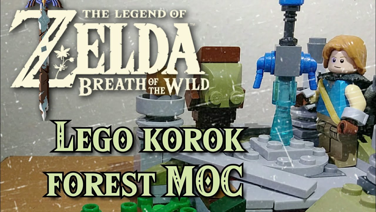 Lego Zelda Breath of the Wild korok forest M.O.C - YouTube