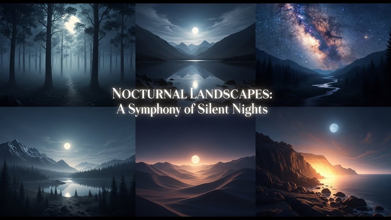 Nocturnal Landscapes: A Symphony of Silent Nights - YouTube