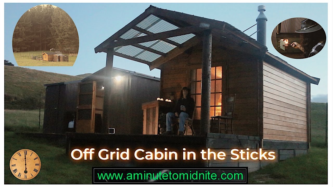 Off Grid Cabin in the Sticks - YouTube