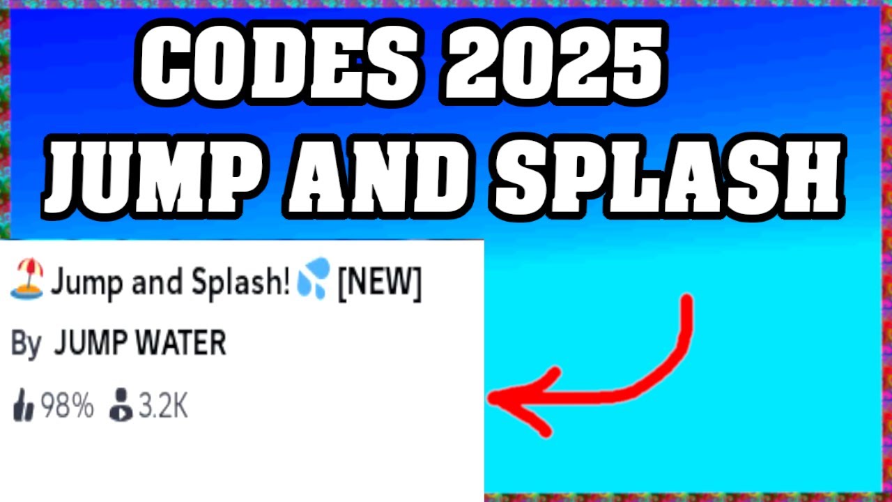 Jump and Splash Codes 2025 / Roblox ! 🎮🔑 - YouTube