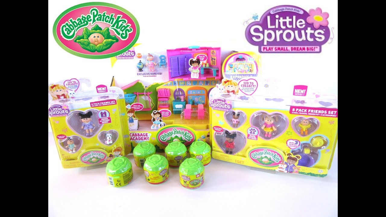 Cabbage Patch Kids Little Sprouts - Playset, unboxing, and mystery ...