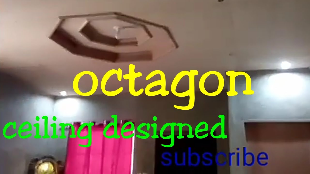 Double Octagon ceiling designed - YouTube