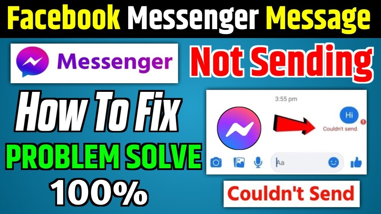 How To Fix Facebook Messenger Not Sending Messages | Facebook Messenger Message Not Sending ...
