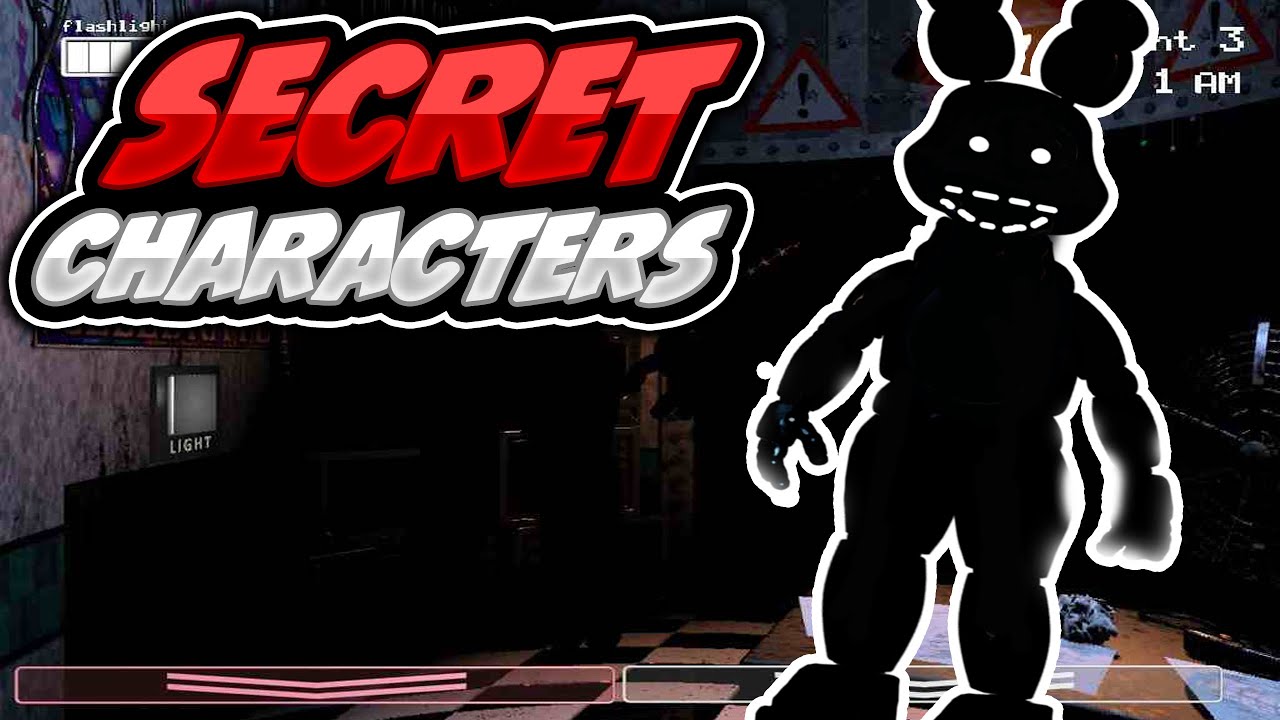 SECRET CHARACTERS IN FNAF 2!!! - YouTube