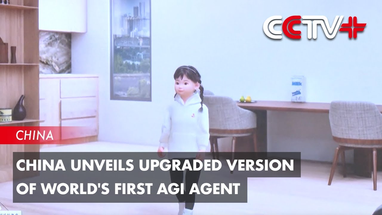 China Unveils Upgraded Version of World's First AGI Agent - YouTube