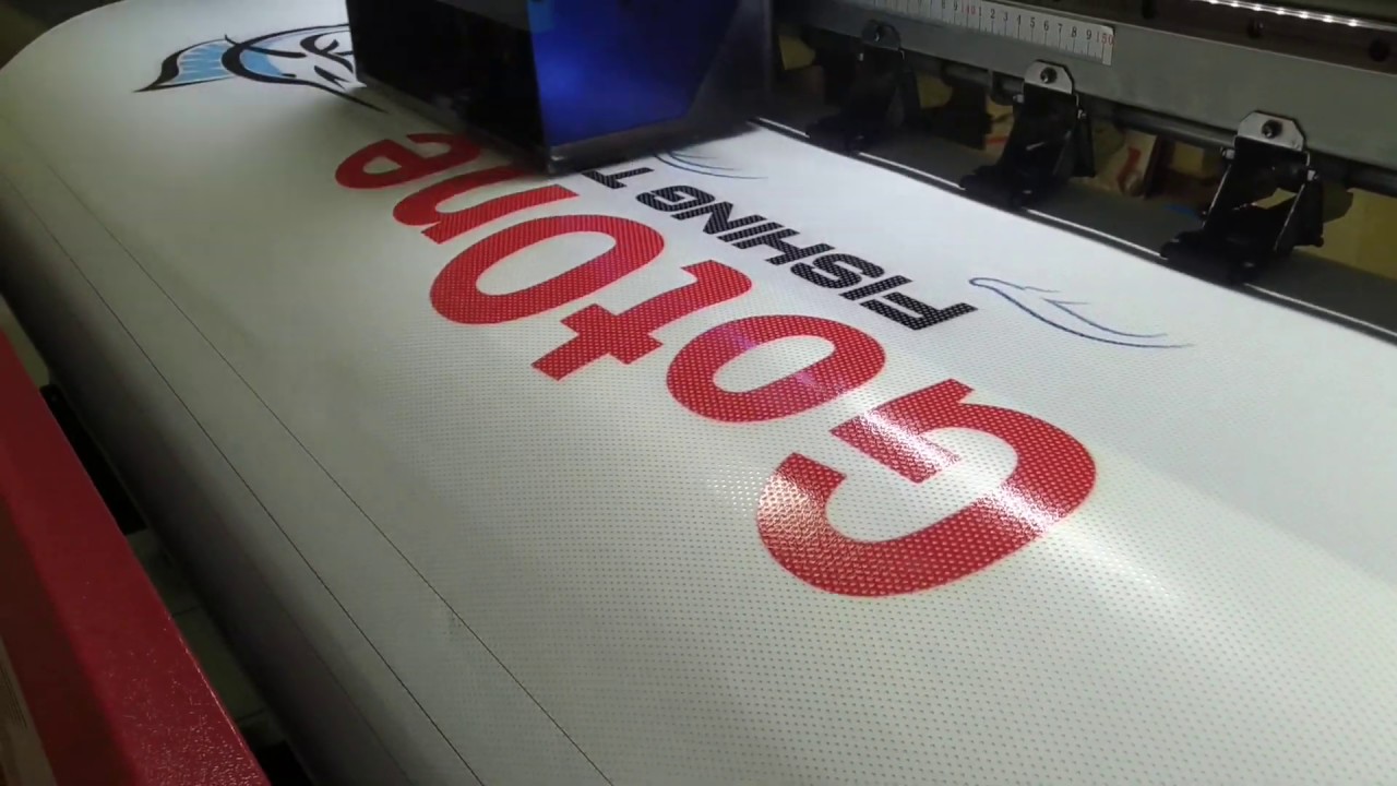 Cetak sticker one way vision di Ayo Printing Denpasar Bali WhatsApp ...