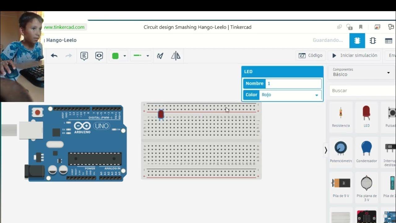 Encendiendo un Led Placa Arduino - Tinkercad - YouTube