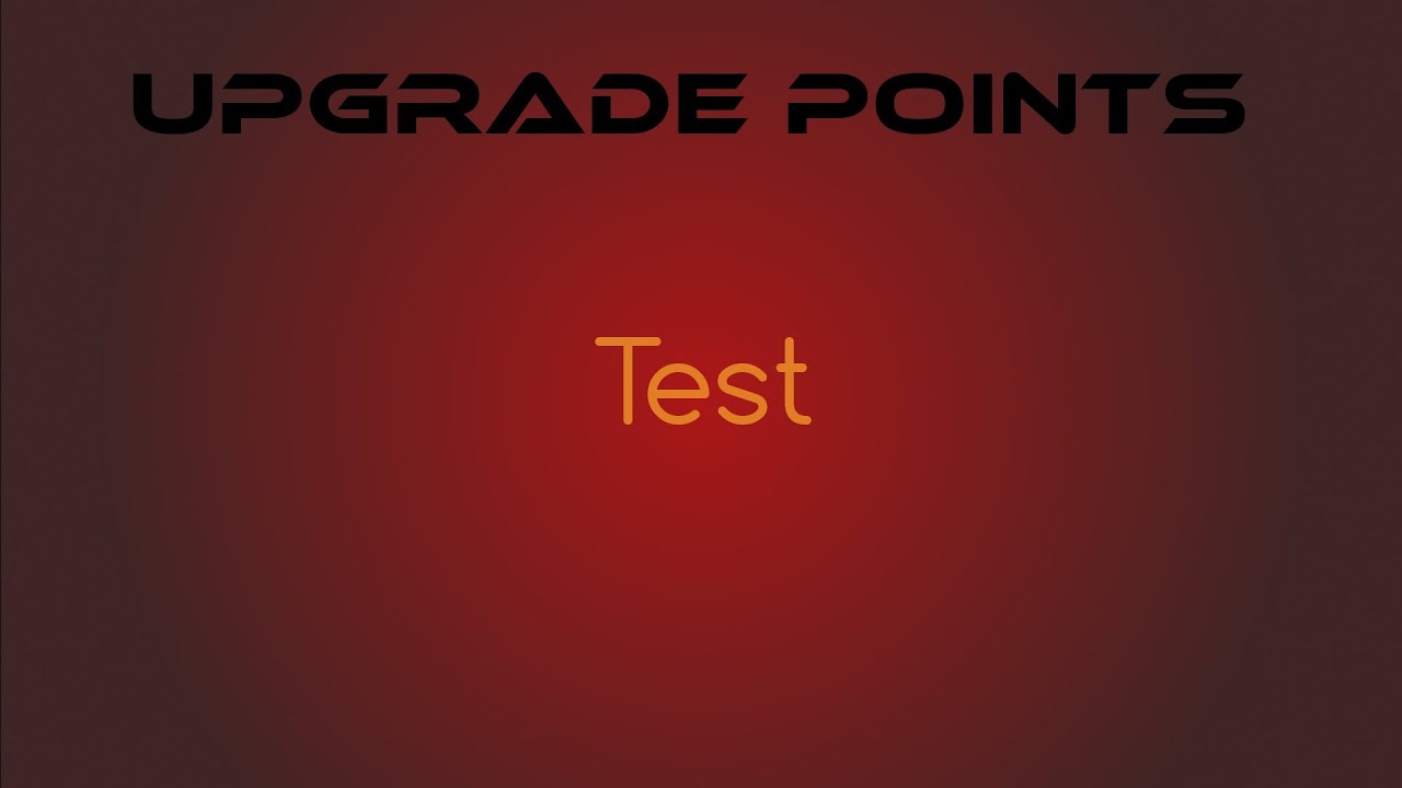 [Upgrade] Testing the new Upgrade Point system - YouTube