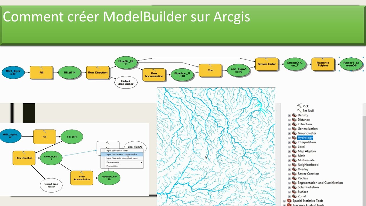 Comment Créer Modelbuilder Sur Arcgis Youtube