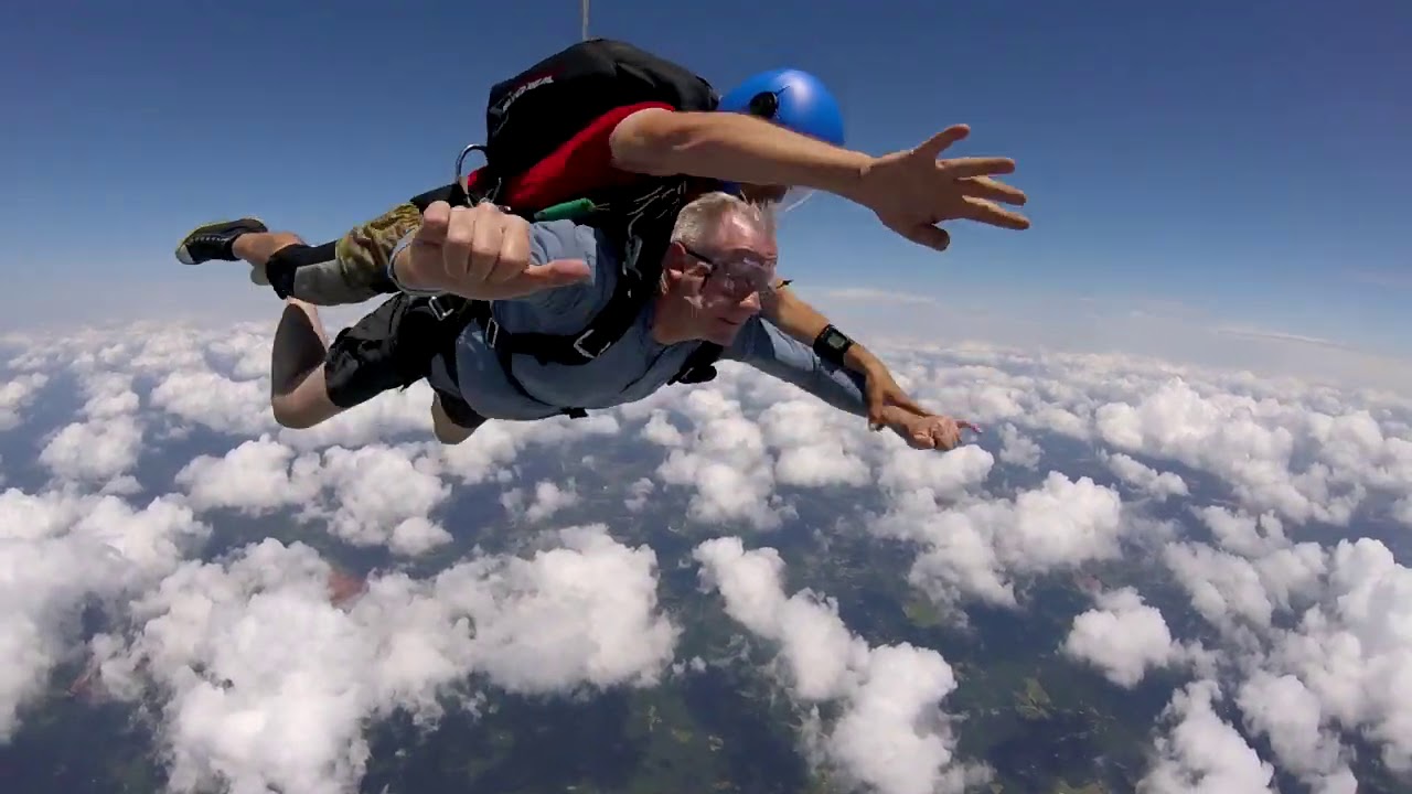 Tandem Skydiving! Ryan from Alpharetta, GA at Skydive Georgia! - YouTube