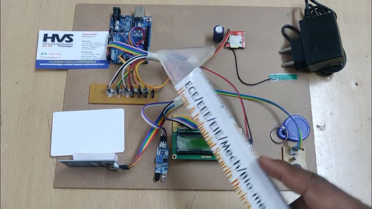 RFID and GSM based Vehicle Speed Monitoring and Alerting using Arduino UNO and IR sensors - YouTube