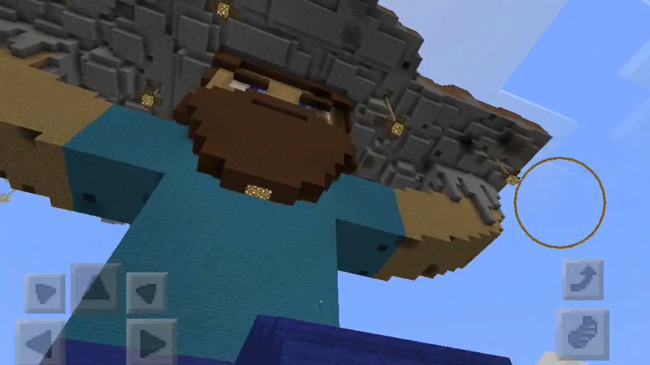 STEVE HOLDING A HOUSE ! ABSOLUTELY AMAZING!(MAP BUT I CAN MAKE)! - YouTube