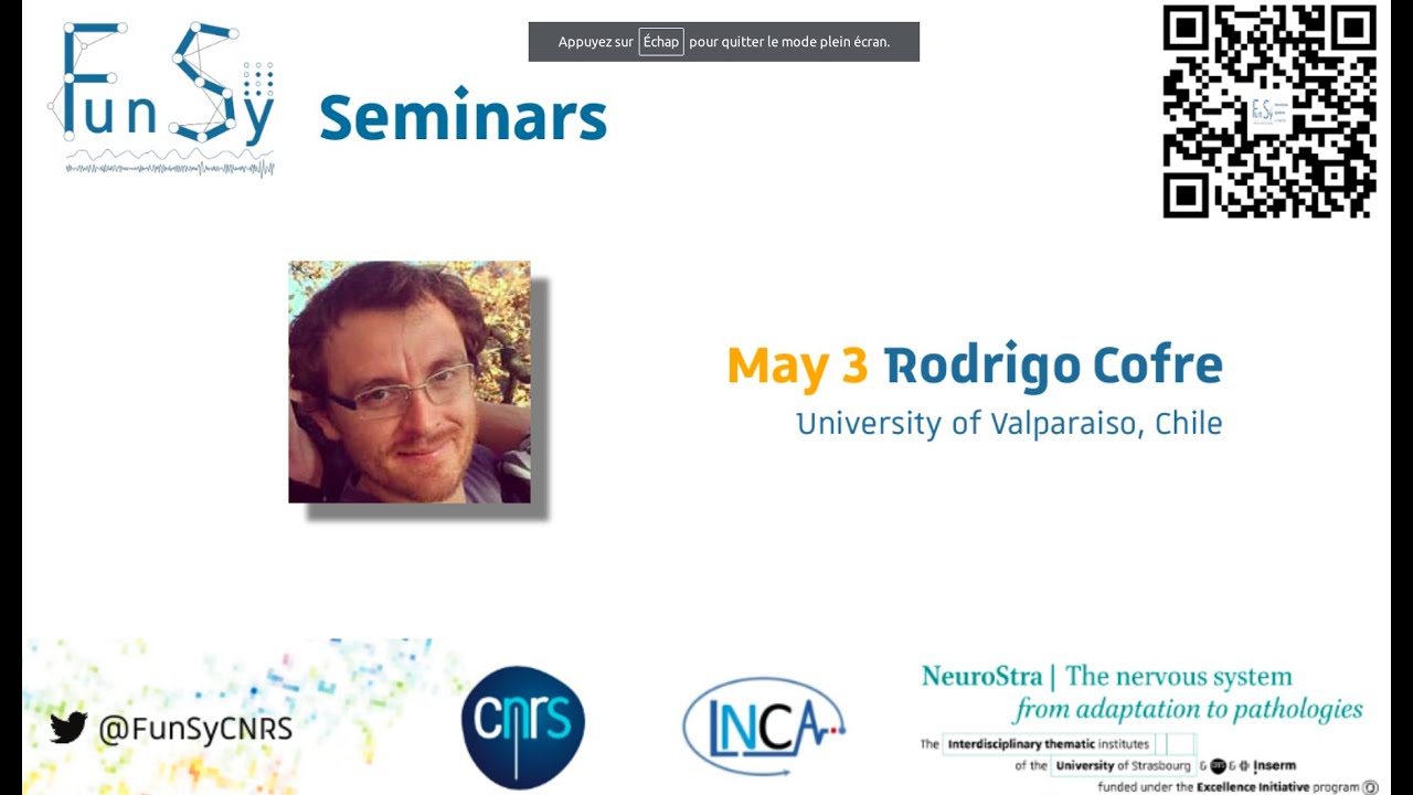 Rodrigo Cofre | FunSy Seminar | Novel perspectives on the structure-function dynamics - YouTube