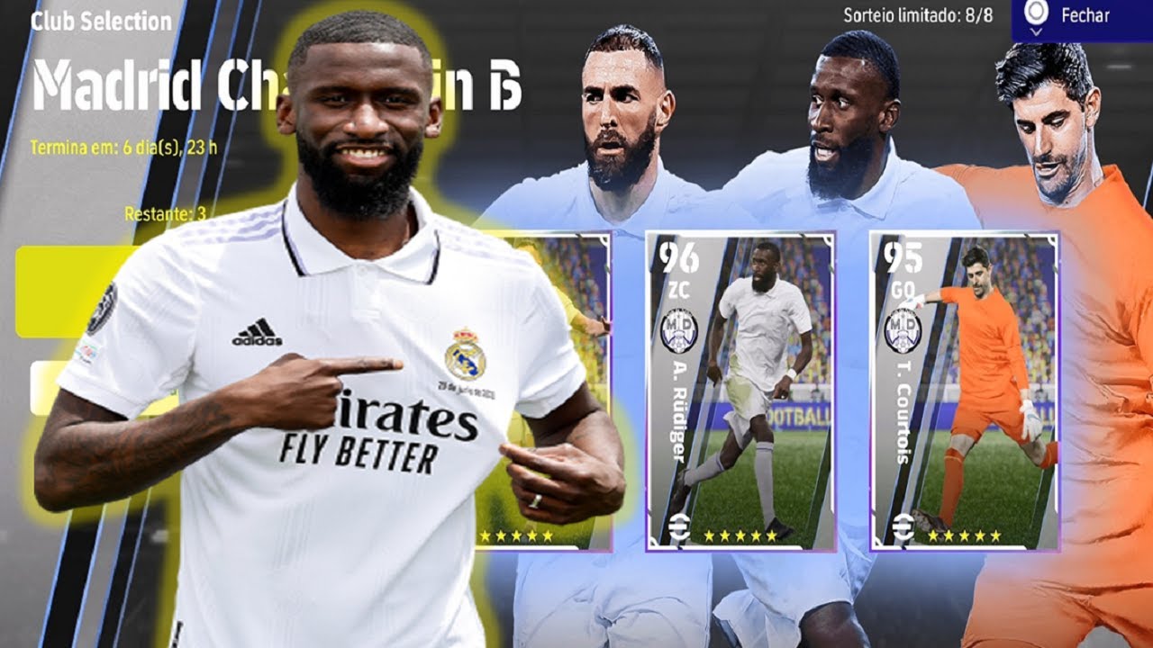 PACKS EM BUSCA DO RUDIGER 99 + GAMEPLAY! PACK OPENING LEGENDS DO MILAN ...