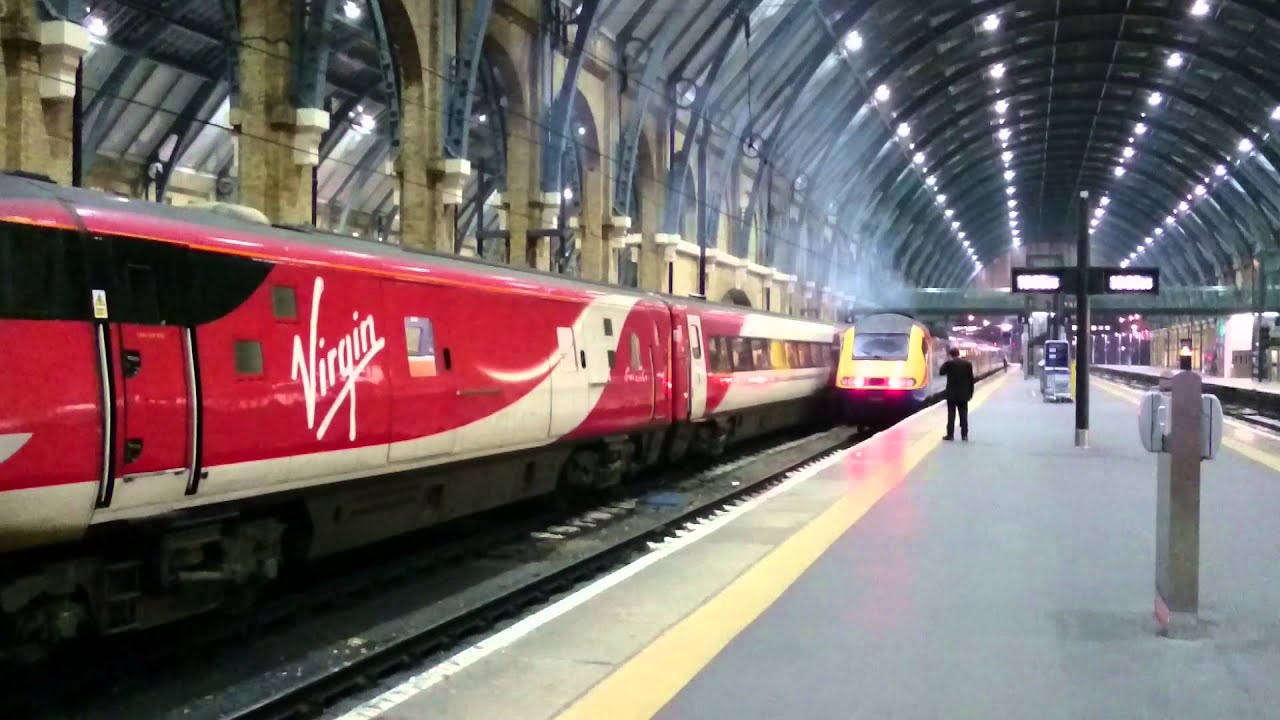 EMT HST 43047 on hire to VTEC departs Kings Cross 13/12/15 - YouTube