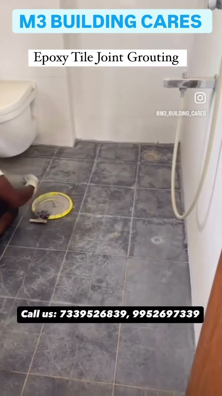 Epoxy Tile Joint Grouting - YouTube