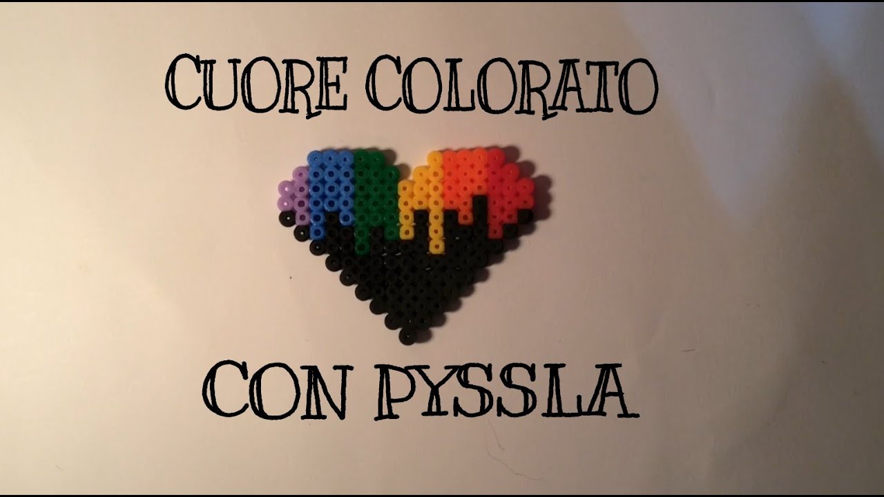 1° tutorial -cuore colorato con PYSSLA - YouTube