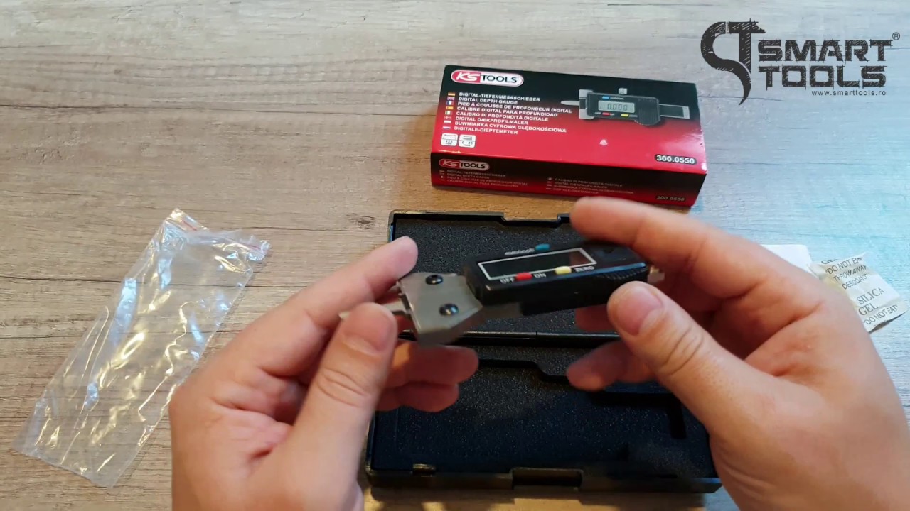 Subler digital adancime profil anvelope 0-25mm - YouTube