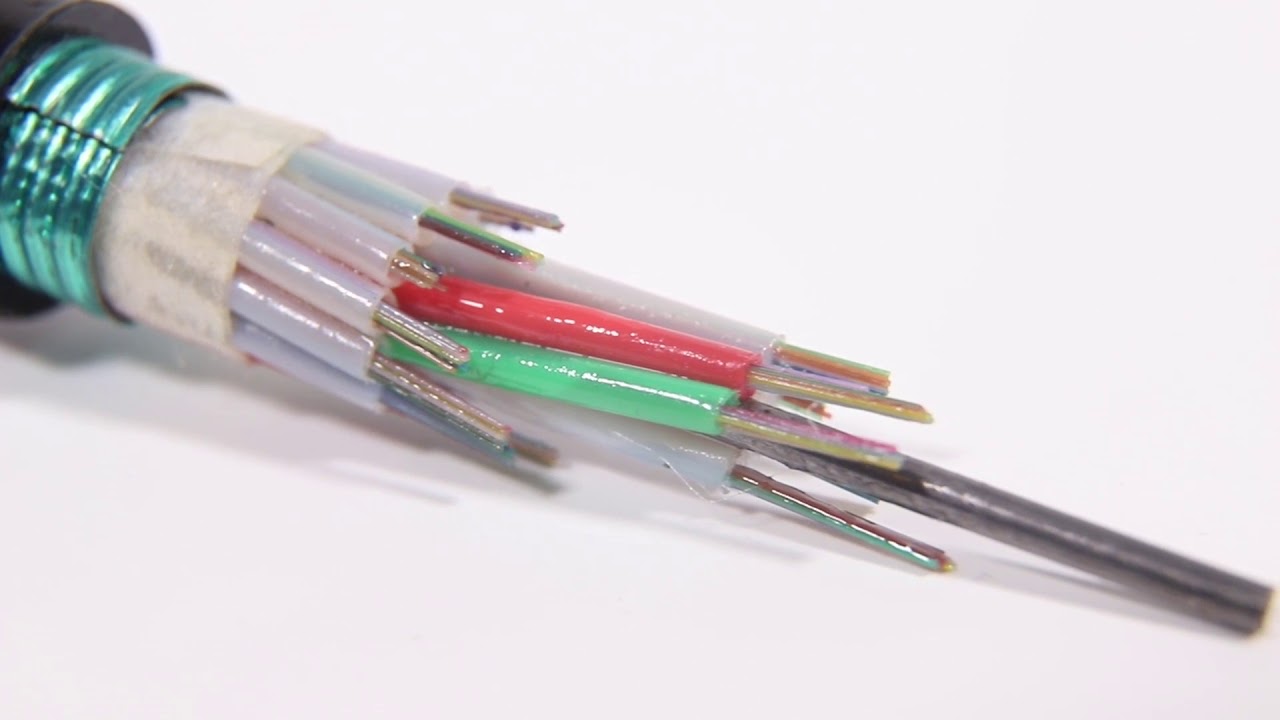 EFON GYTXW GYTS Armored Outdoor Fiber Optic Cable - YouTube