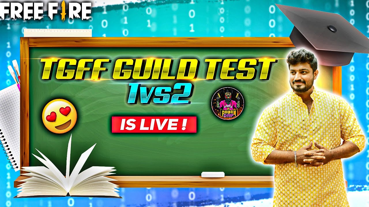 Finally TGFF GUILD TRAILS LIVE | Pawan Champ Testing Players To Join # ...