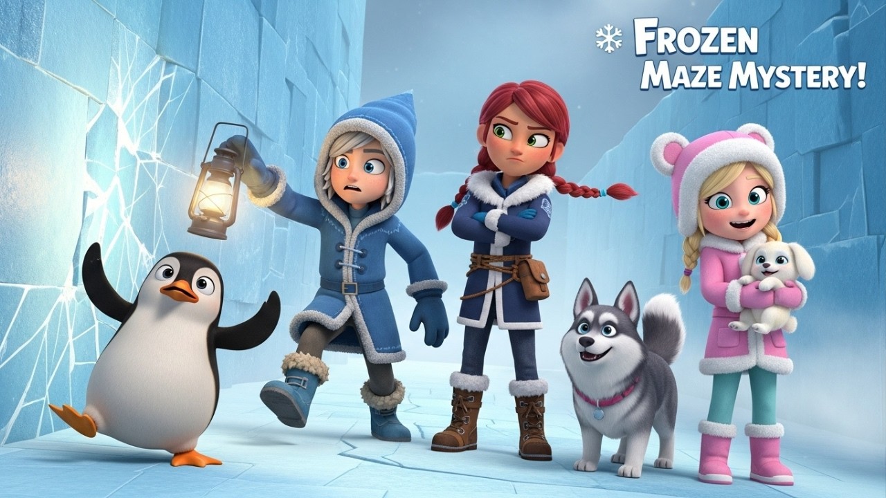🧩 The Ice Labyrinth Arctic Adventurers Episode 5 Kids Mystery Cartoon ...