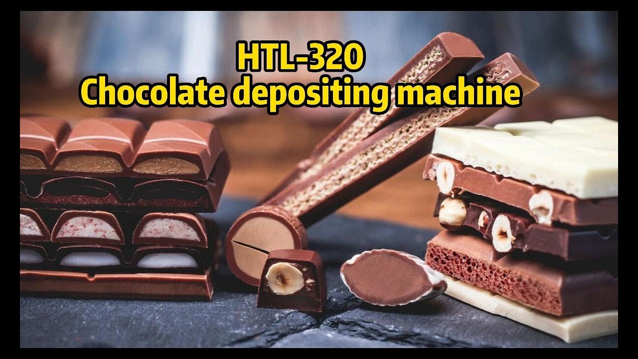 HTL 320 Chocolate depositing machine - YouTube
