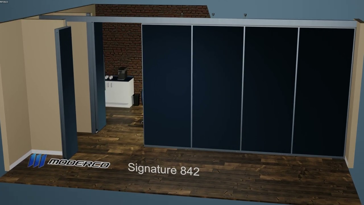 Moderco - Operable walls: Signature 842 FA PN 83 - YouTube