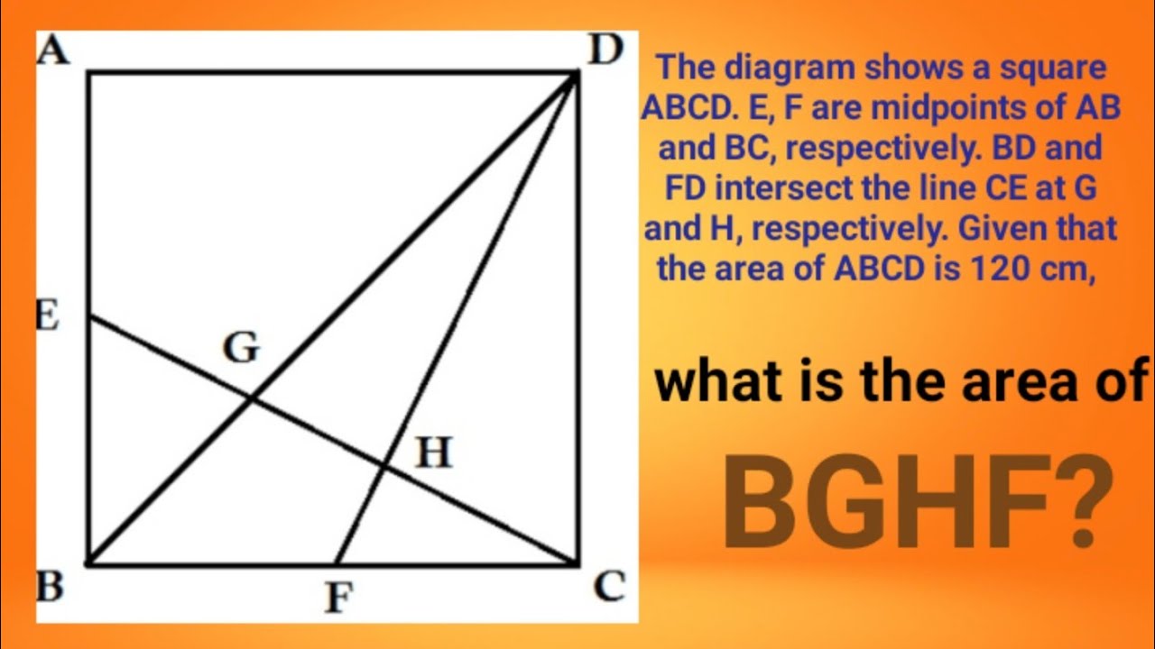 Find the area of BGHF - YouTube