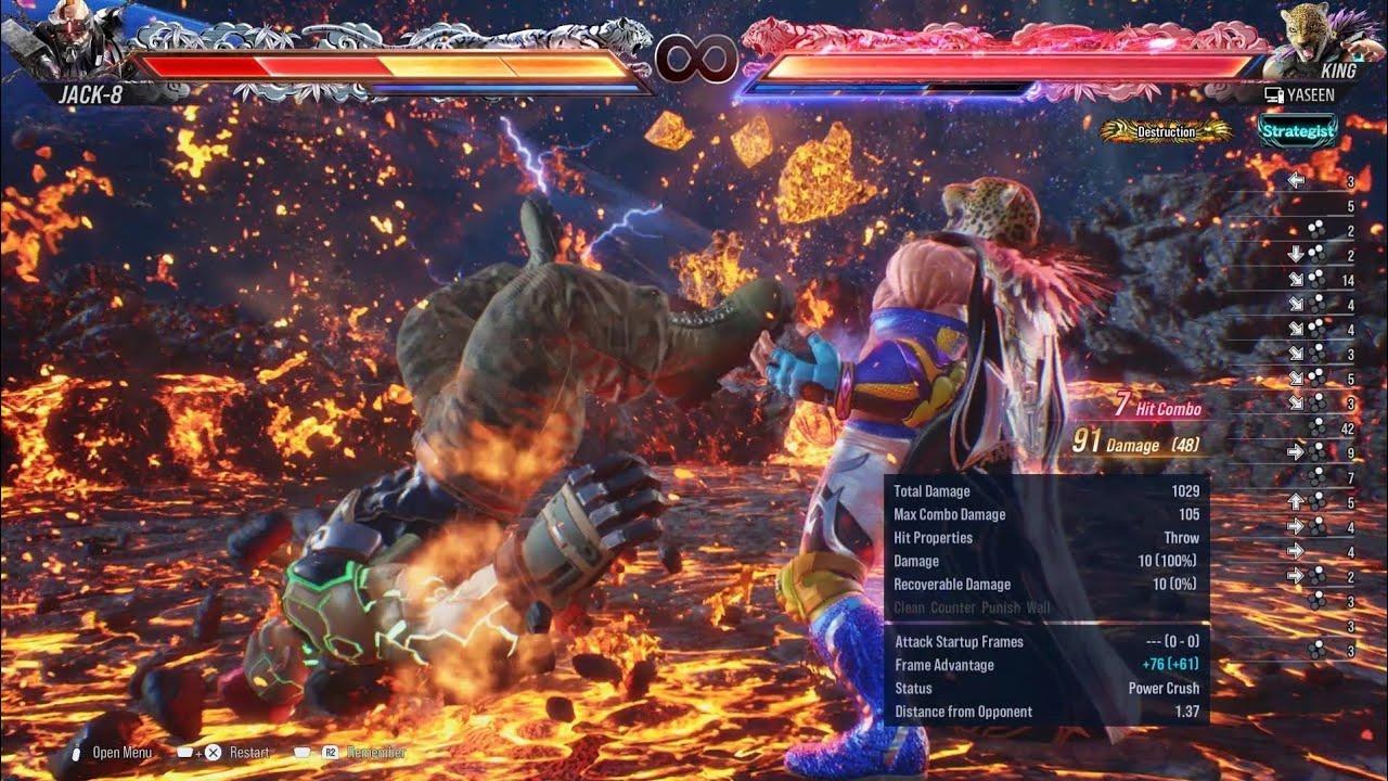 Tekken 8 King's Muscle Armor Stylish 116 DMG Combo - YouTube